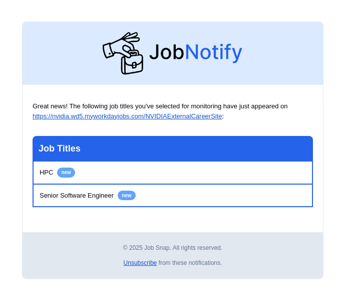 Job Notify - Get Instant Alerts When New Jobs Are Posted